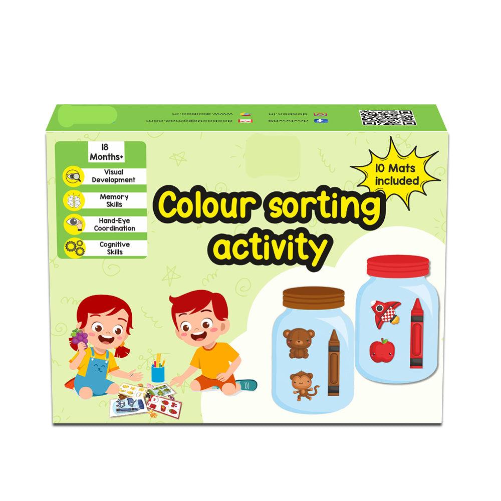 Buy Colour Sorting Activity Mats (10 Colours Included) - SkilloToys.com