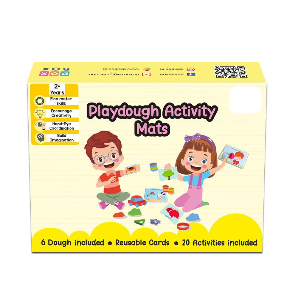 Buy Playdough Mats (20 Activities Included and 6 Boxes of Dough ...
