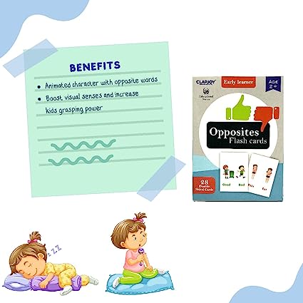 Buy Opposite Words Flash Card - SkilloToys.com